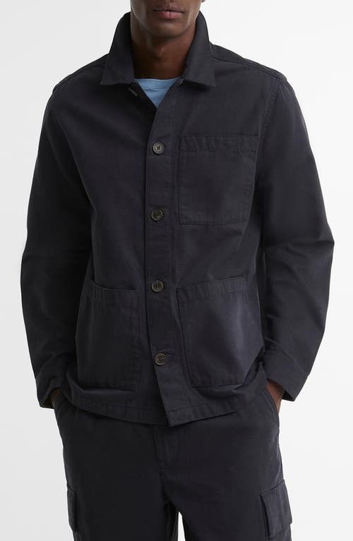 BARBOUR Barbour Tartan Trim Washed Cotton Shirt Jacket